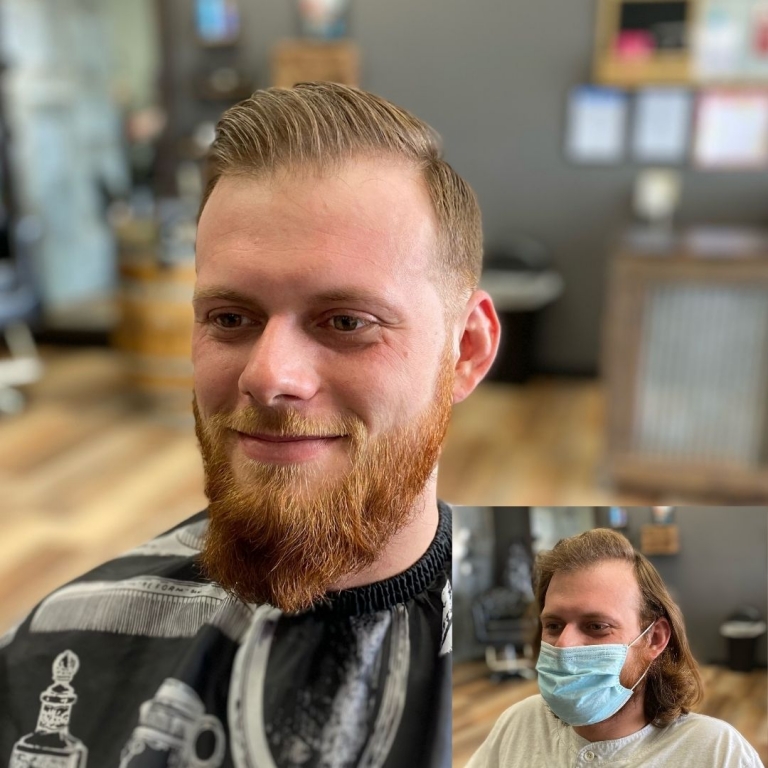 Mens haircuts, haircuts for men- Rock Paper Clippers, Northland